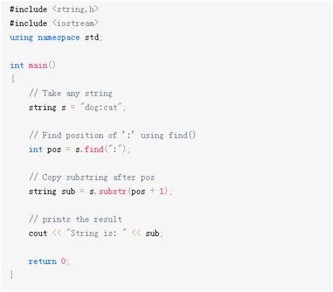 C 中的substr 函数详解 c substr CSDN博客