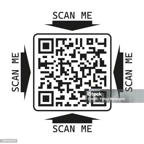 Qr 코드 벡터입니다 스마트폰 스캔을 위한 샘플 벡터 Qr 코드 앱 스마트폰의 Id입니다 항목에 대한 바코드 프레임입니다 0명에 대한 스톡 벡터 아트 및 기타 이미지