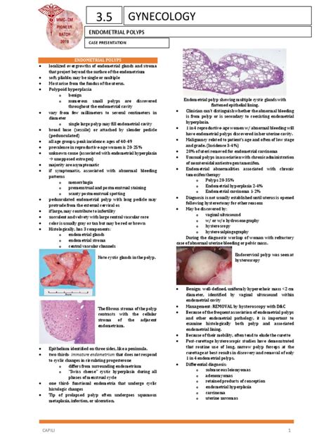 Endometrial Polyp Pdf Gynaecology Human Reproduction
