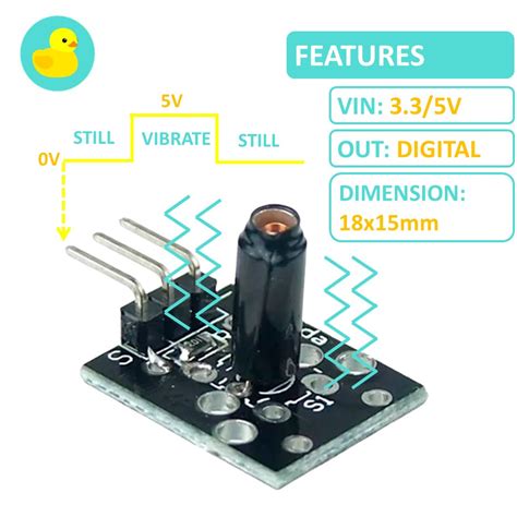 KY Vibration Sensor Digital Switch Module Shopee Malaysia