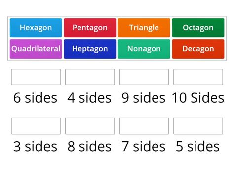 Polygon Sides Match Up