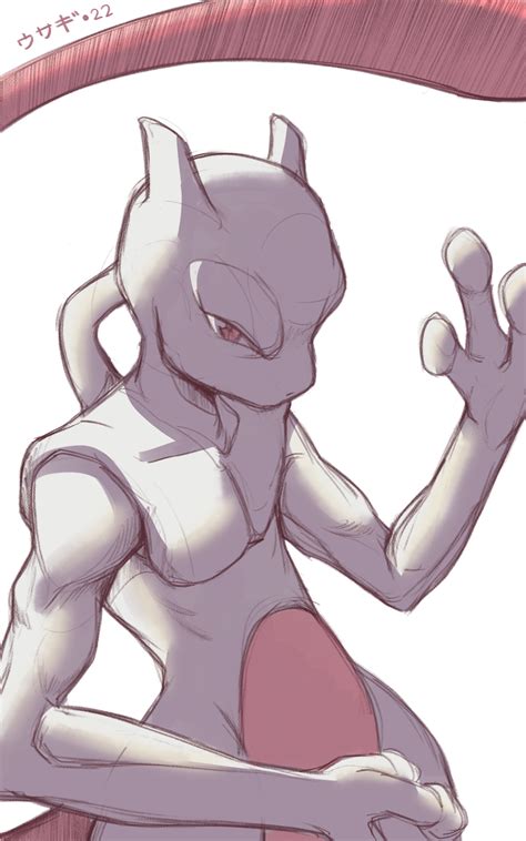 Mewtwo Pokemon Drawn By Conejologia Danbooru