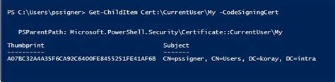 Active Directory Powershell Signing Active Directory