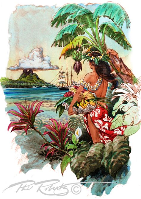 Hula Girl Painting At Explore Collection Of Hula