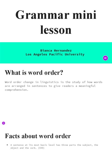 Grammar Mini Lesson Pdf
