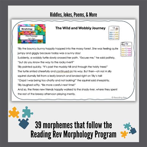 Morphology Passages – Reading Rev
