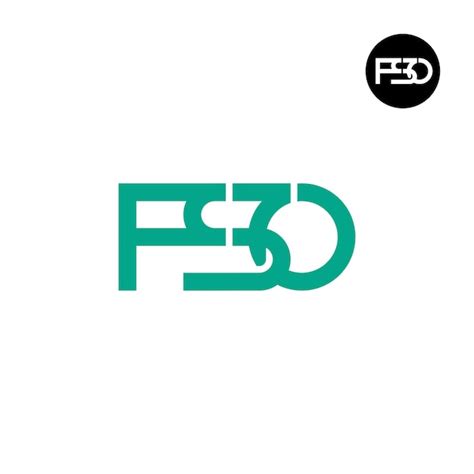 Premium Vector Letter Fso Monogram Logo Design