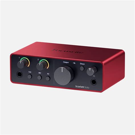 Focusrite Scarlett Solo 4ta Gen Interfaz De Audio Usb C