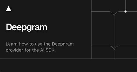 Ai Sdk Providers Deepgram