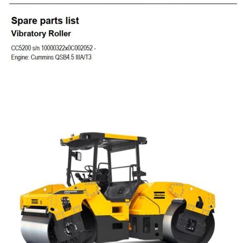 Dynapac Vibratory Roller Cc50 Ii Operation Manual