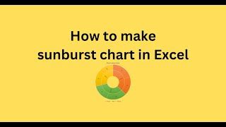 How To Create A Sunburst Chart In Microsoft Excel Sunburst Chart Sunburst Graph Teaching ...