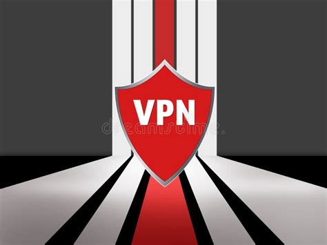 Concept Of Secure Network Connection Acronym Vpn On Color Background