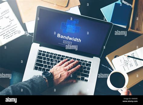 Bandwidth Broadband Connection Data Information Internet Concept Stock Photo Alamy