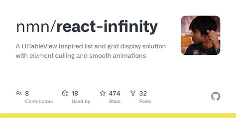 Github Nmnreact Infinity A Uitableview Inspired List And Grid