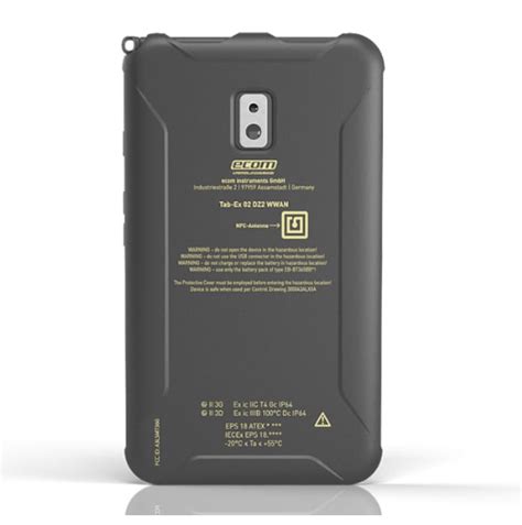 Ecom Tab Ex 02 Zone 2 Tablet Intrinsically Safe Store