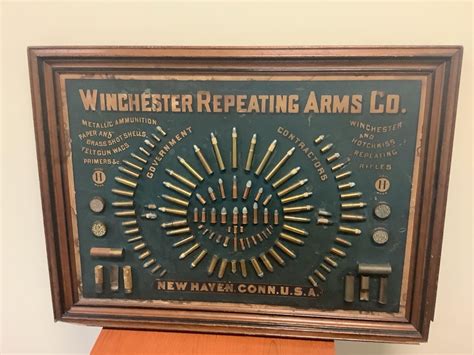 Winchester And Hotchkiss Cartridge Board Looking For Historical Info Winchester Memorabilia