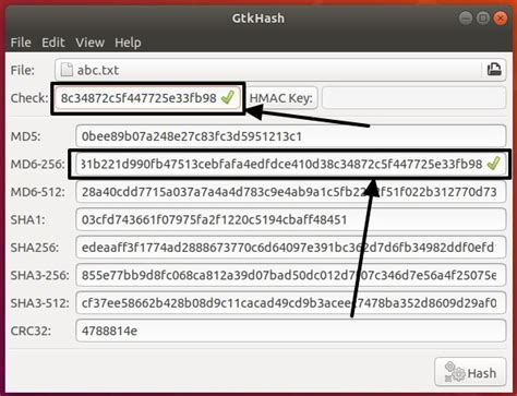 How To Calculate The Checksum Of Files On Linux Using GtkHash A GUI Utility H S Media