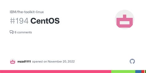 Centos · Issue 194 · Ibmfhe Toolkit Linux · Github