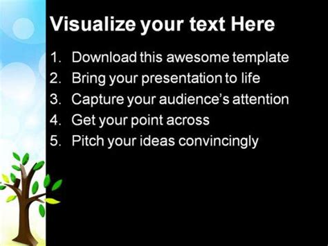 Tree Nature PowerPoint Templates And PowerPoint Backgrounds Template Presentation
