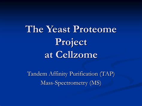 Ppt Bioinformatic Analysis Of Protein Complexes Powerpoint