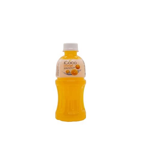 Icoco Orange Flavoured Drink With Nata De Coco Pt Food Lintas Samudra