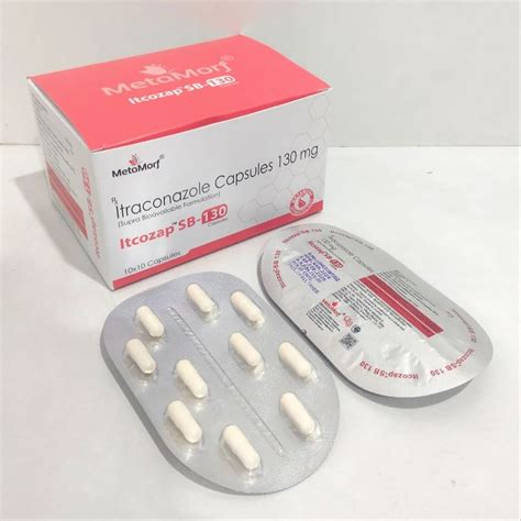 Itraconazole Capsules 130mg Treatment Anti Fungal At ₹ 2160box In
