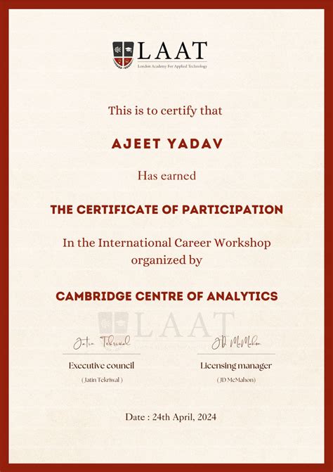 ajeet yadav on linkedin international career workshop cambridge
