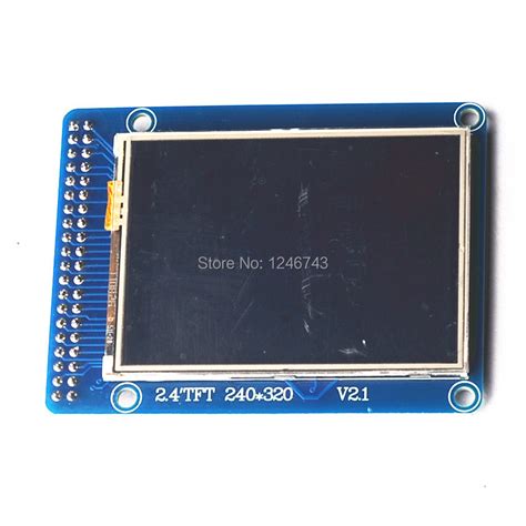 Купить 2 4 «tft Lcd дисплей модуль сенсорный экран панели Pcb адаптер синий Tk1105 в