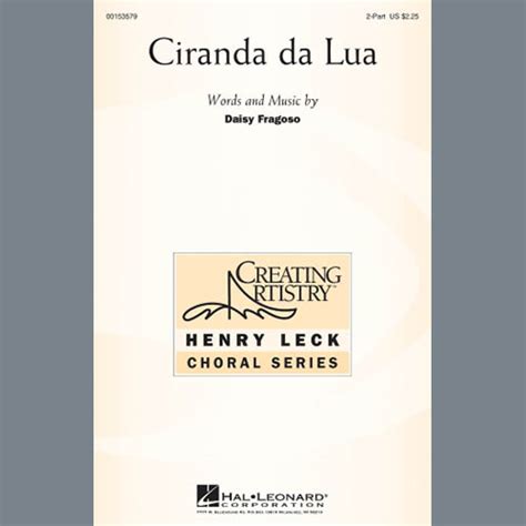 Ciranda Da Lua Sheet Music By Daisy Fragoso 2 Part Choir Download