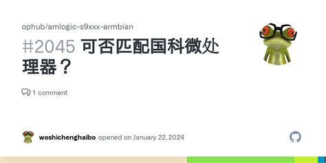 可否匹配国科微处理器 Issue ophub amlogic s xxx armbian GitHub