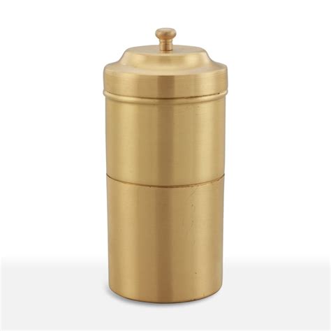 Matte Brass Coffee Filter Premium Quality Brass Globe