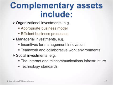 Business Information Value Chain And Complementary Assets Pptx