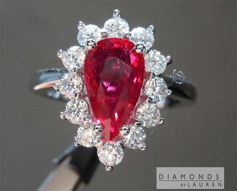 Ct Pear Shape Ruby Ring