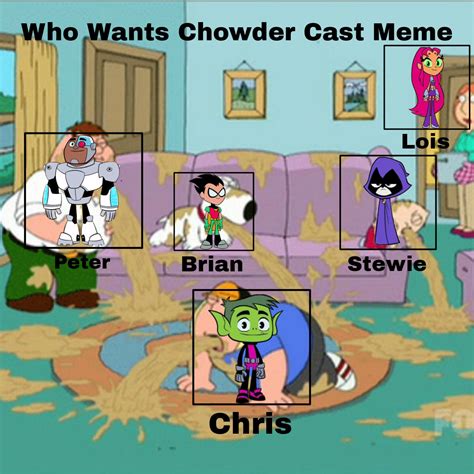 Who Wants Chowder Teen Titans Go Meme By Gman5846 On Deviantart