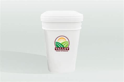 5 Gallon Food Grade Rectangular Bucket Valley Food Storage