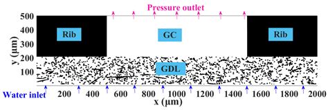 Membranes Free Full Text Pore Scale Modeling Of Liquid Water Transport In Compressed Gas