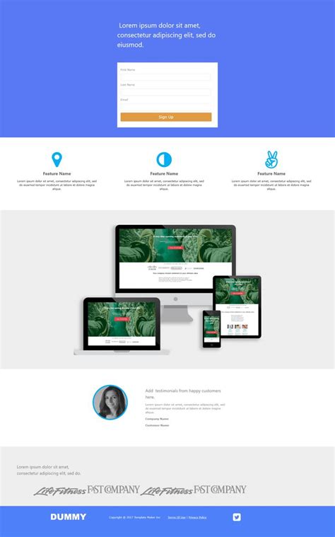 The Website Design Is Designed To Look Like It Could Be Used On Multiple Computers And Laptops