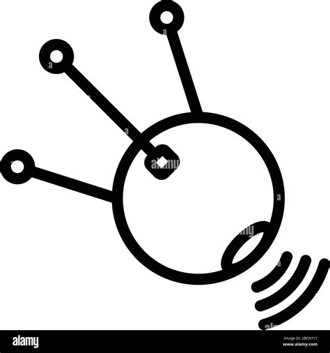 Connection Satellite Icon Outline Style Stock Vector Image And Art Alamy
