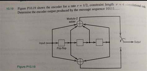 figure p10 19 shows the encode for a rate r 1 2