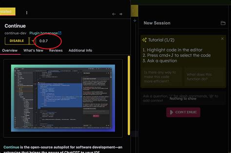 All UI Controls In The Tool Window Are Disabled Issue Continuedev Continue GitHub