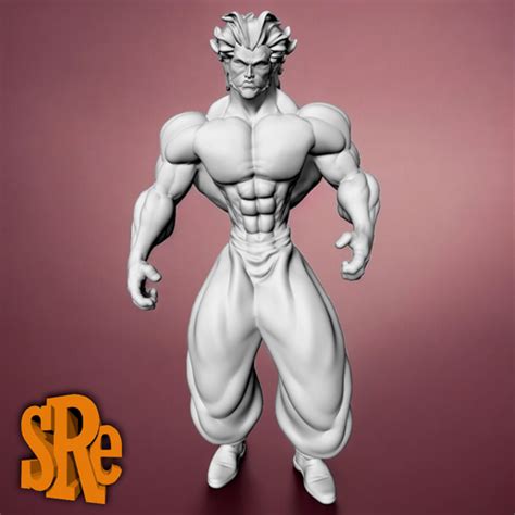 👹 Yujiro Hanma Baki Son Of The Ogre・ Stl File For 3d Printing・cults