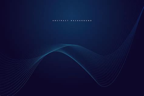 premium vector abstract wave lines pattern smooth curve flowing