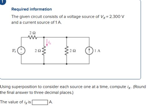 solved using superposition to ﻿consider each source one at