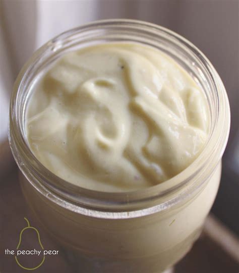 The Peachy Pear Homemade Basil Mayonaise Mayonaise Homemade