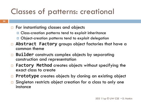 Ppt Cse503 Software Engineering Design Patterns Powerpoint