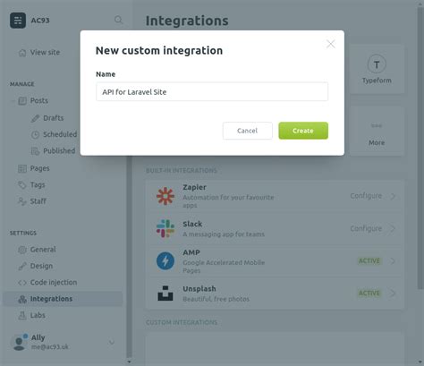 Using Ghost As Headless CMS In A Laravel Site Alistaircol