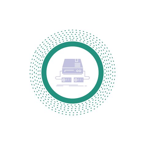 Console Game Gaming Pad Drive Glyph Icon Vector Isolated