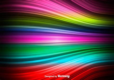 Colorful Vector Wave Abstract Rainbow Wave Vector Art At Vecteezy