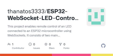 Github Thanatos3333esp32 Websocket Led Control Project This Project Enables Remote Control