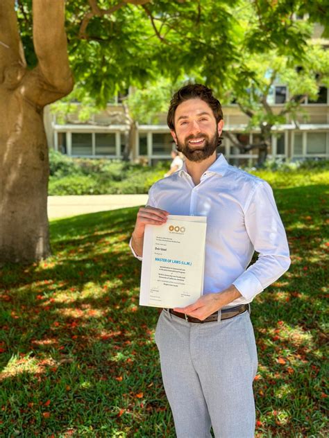 Dvir Uziel On Linkedin Overjoyed At Having Completed The Joint Master